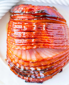 Maple Mustard Glazed Ham | Easy Wholesome