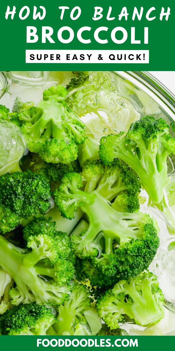 How to Blanch Broccoli (super quick, easy!) | Easy Wholesome