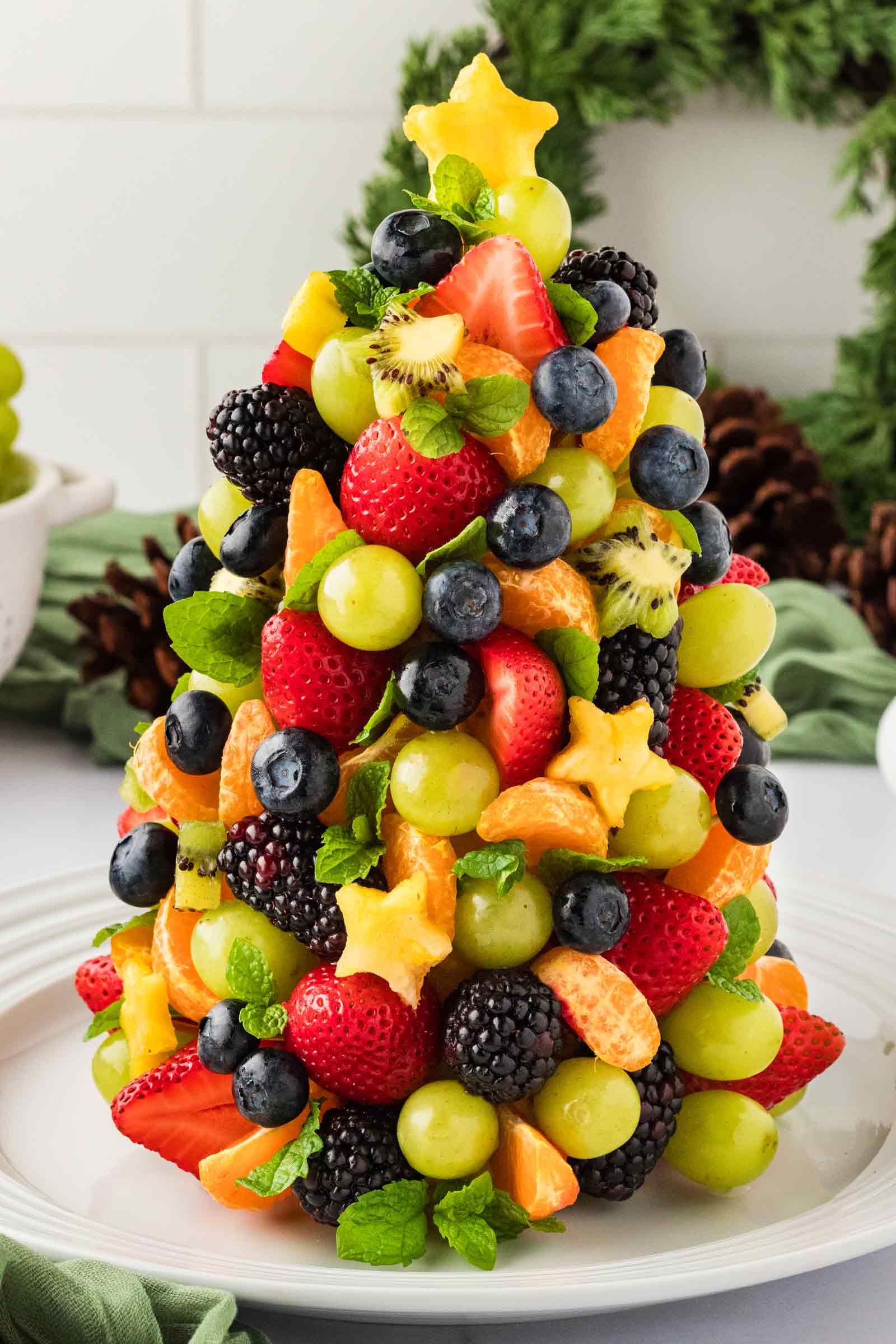 Fruit Christmas Tree | Easy Wholesome