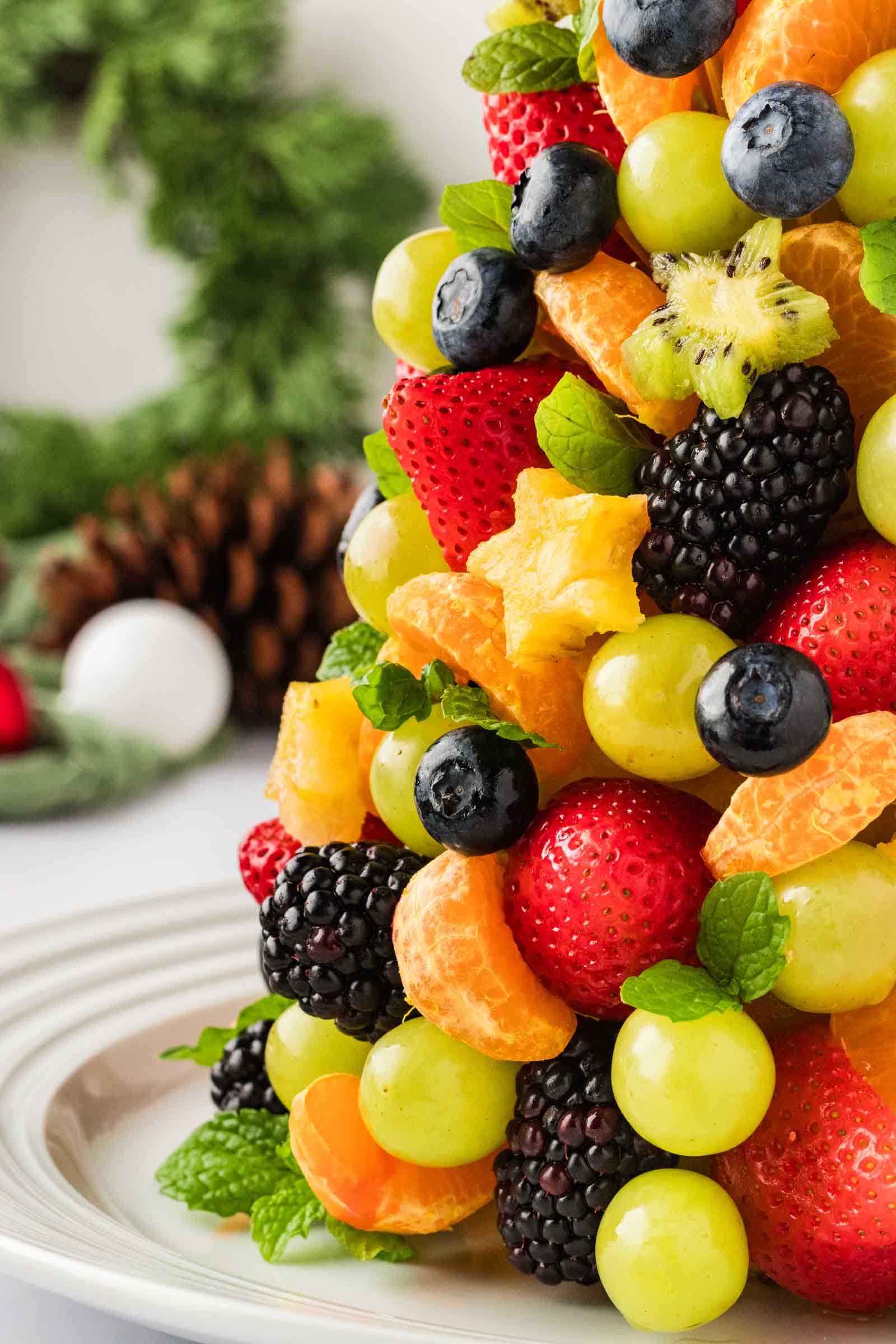 Fruit Christmas Tree | Easy Wholesome