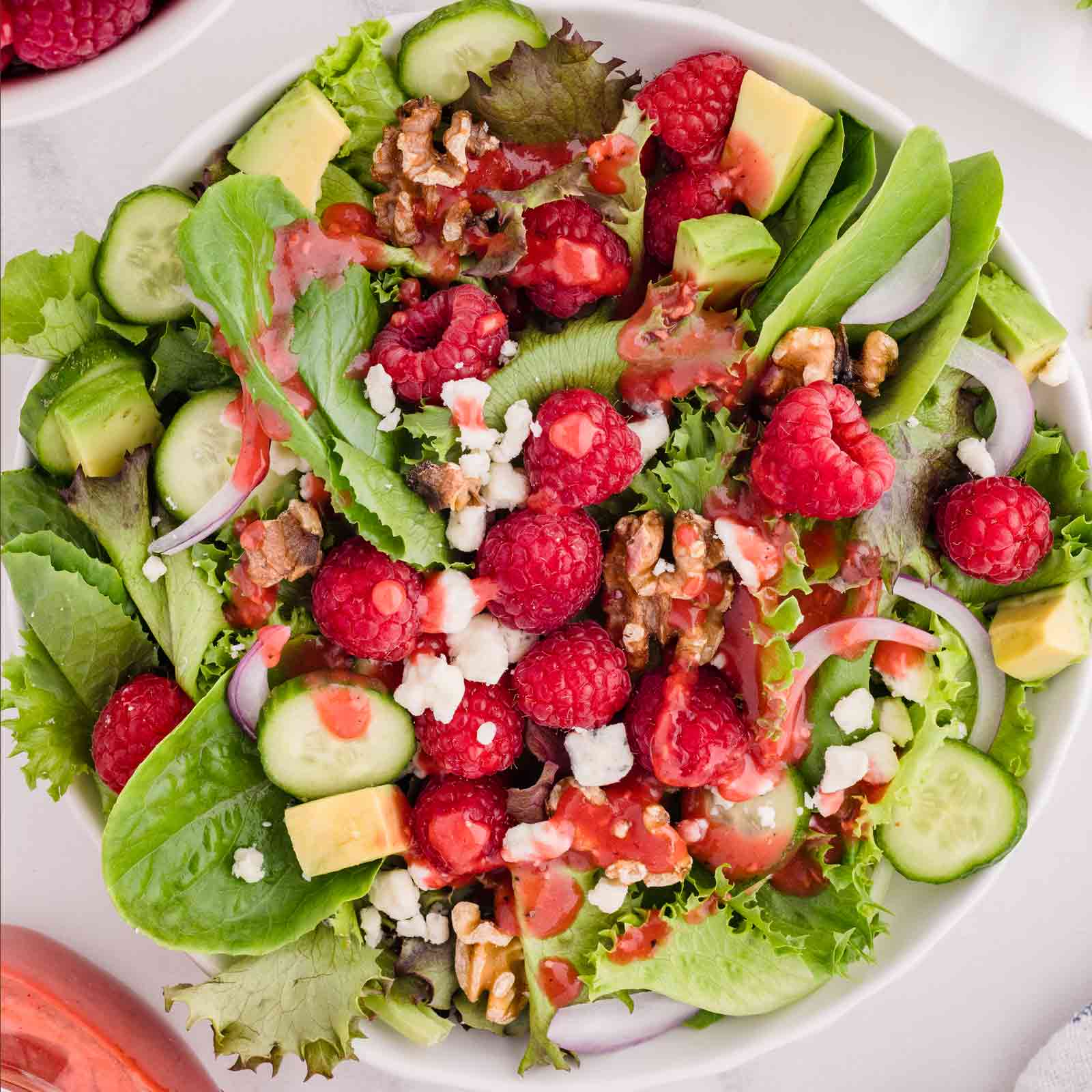 Raspberry Salad | Easy Wholesome