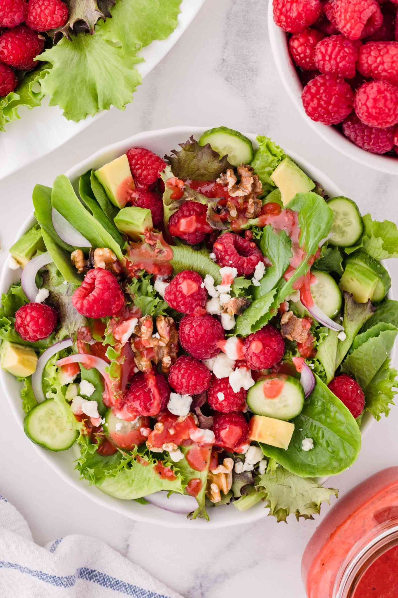 Raspberry Salad | Easy Wholesome