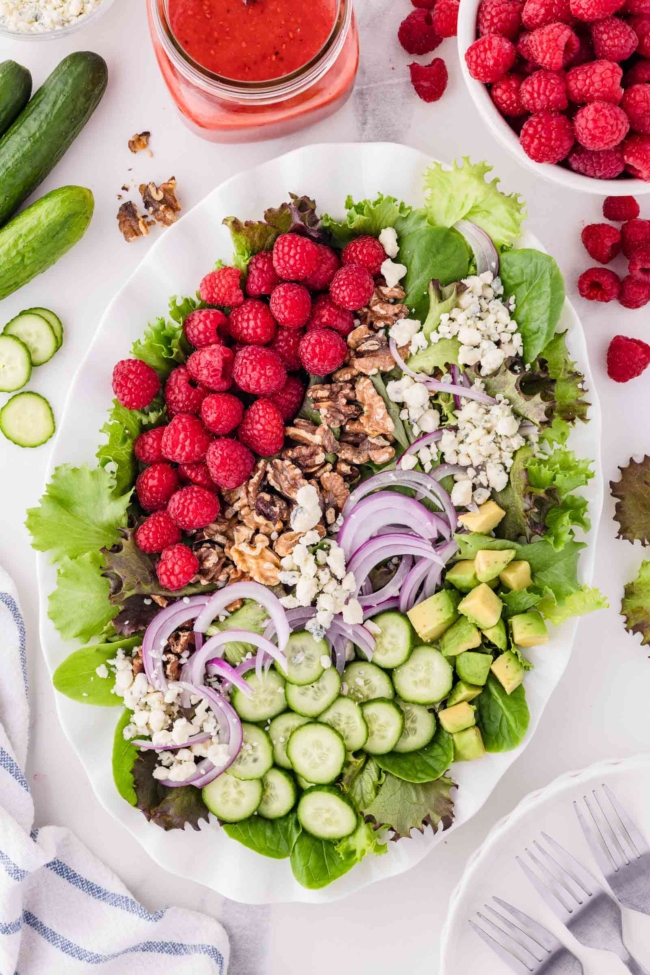 Raspberry Salad | Easy Wholesome