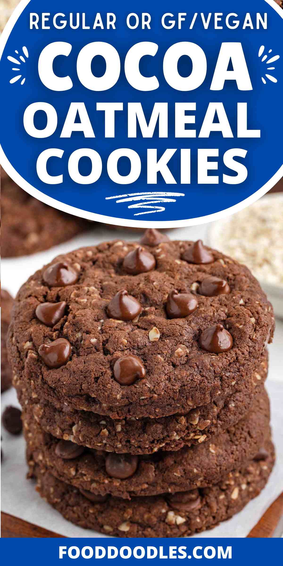 Cocoa Oatmeal Cookies | Easy Wholesome